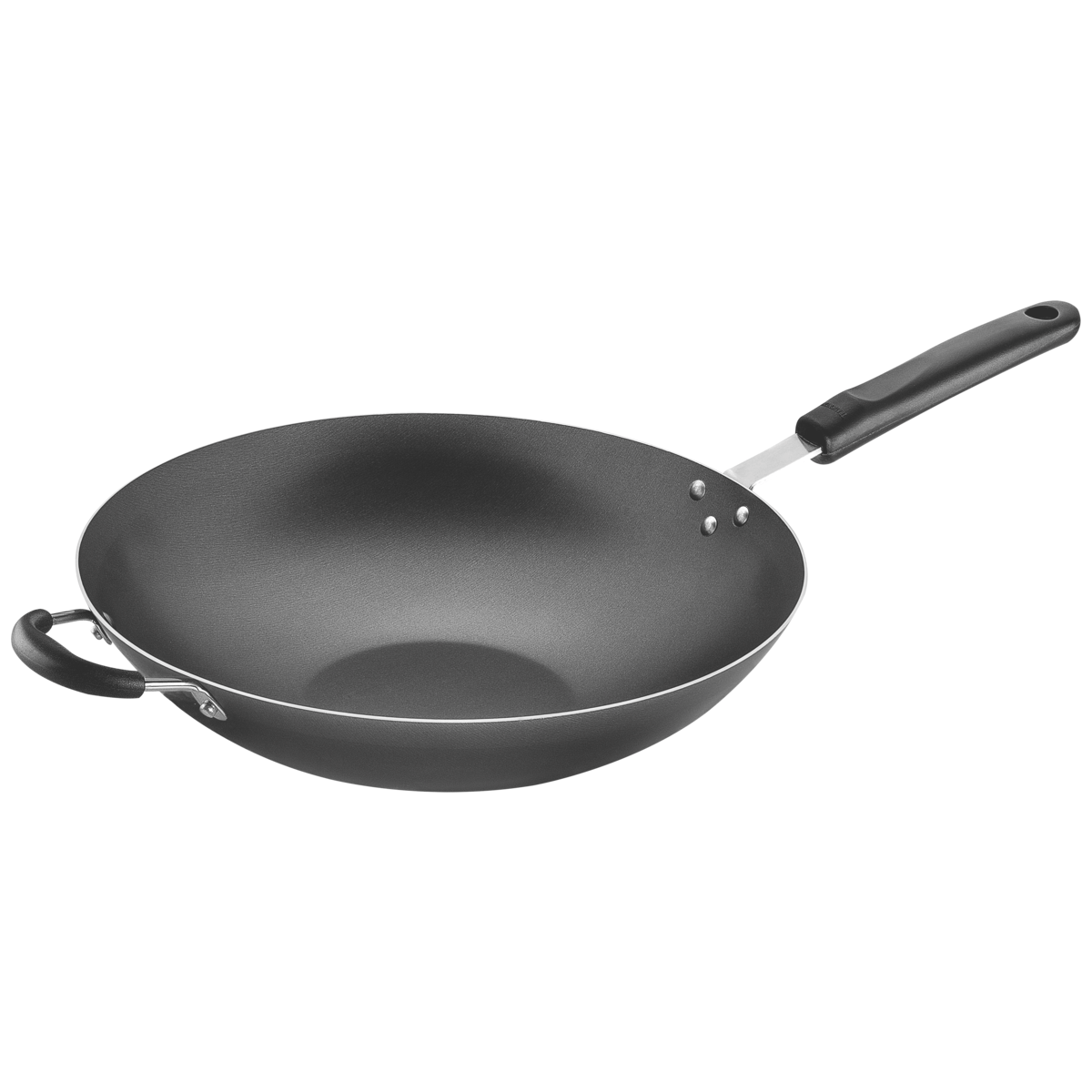 Sarten Wok con Cabo Ø32cm Antiadherente Negro - Bazar Del Cocinero