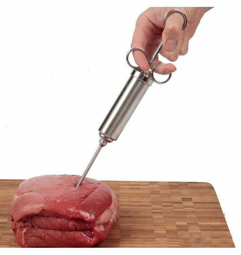 Jeringa / Inyectador para Maridar Carnes Pollo Acero Inox - Bazar Del ...
