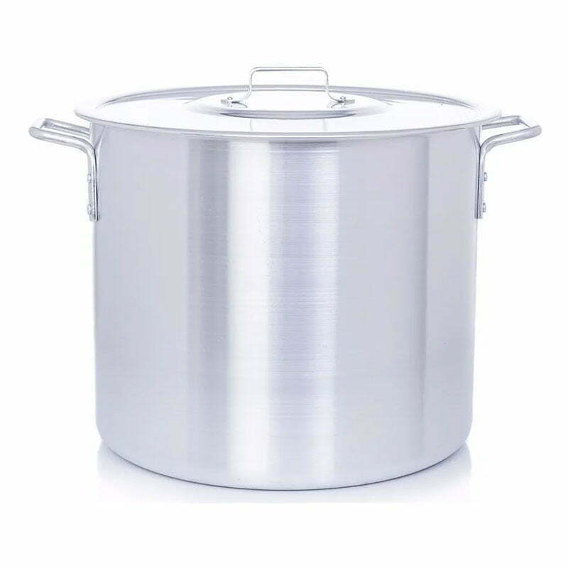 Olla Alta de Aluminio Refrozado Ø30cm Arary - Bazar Del Cocinero
