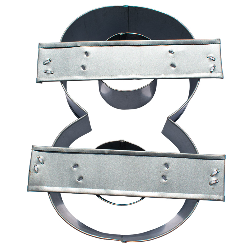 Molde / Faja Acero Aluminizado Forma de Numero Ocho - Bazar Del Cocinero